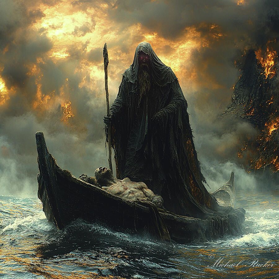 The Ferryman of Hell Digital Art by Michael Rucker - Fine Art America