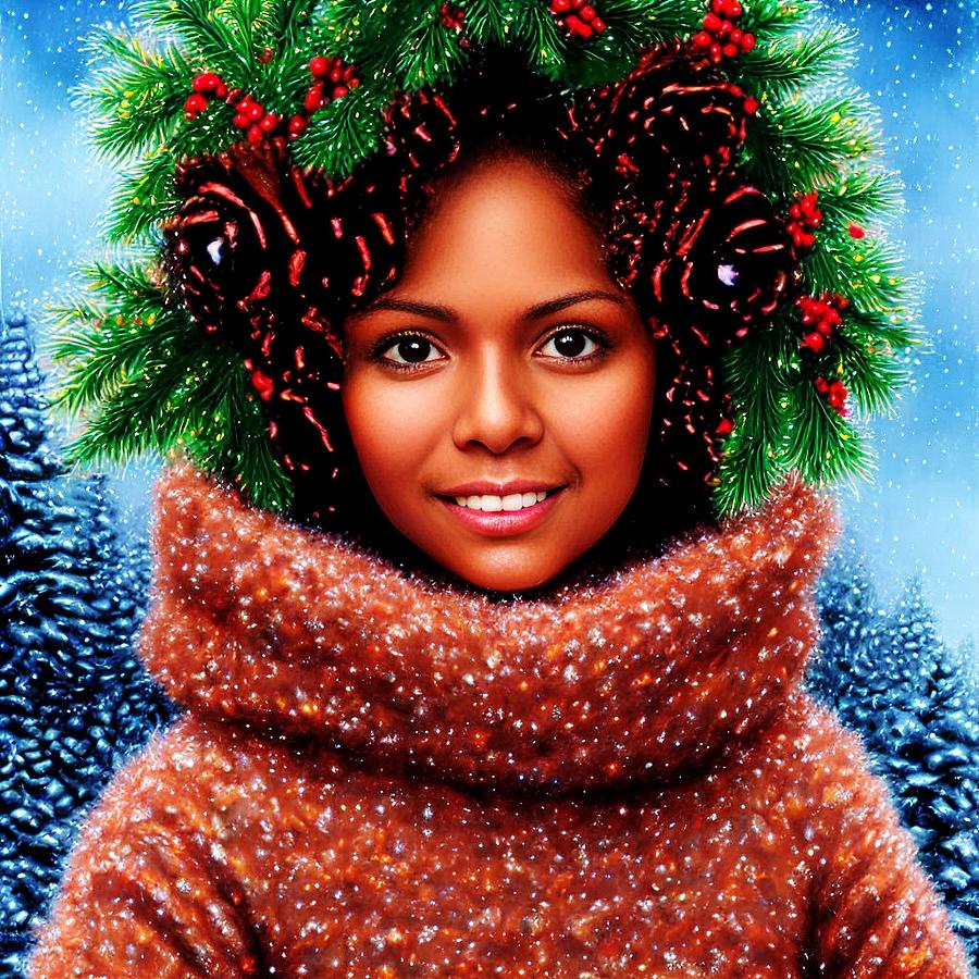 The Festive Model Digital Art by Bob Smerecki - Pixels