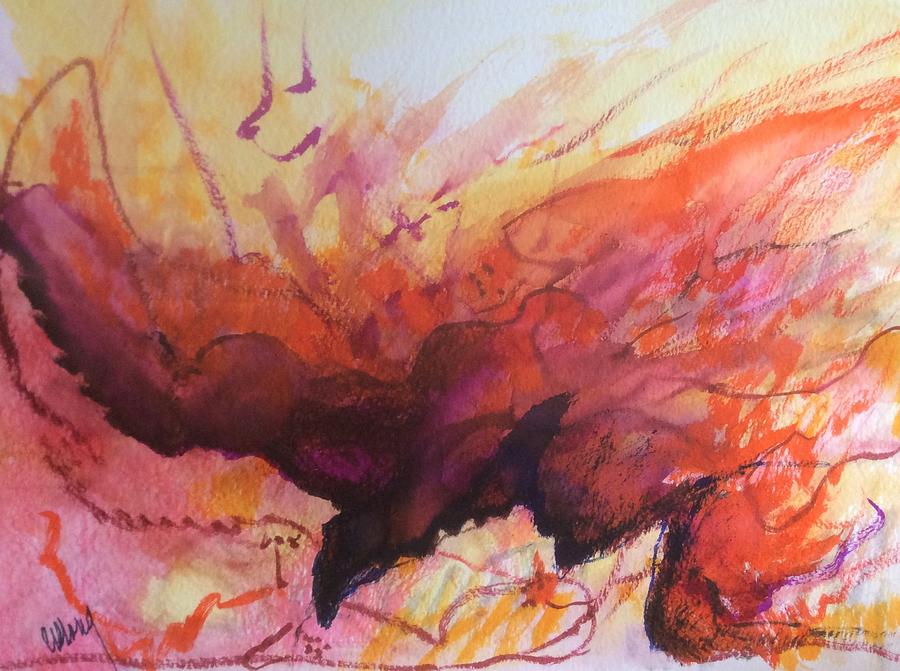 The Firebird Painting by Cheri Read Long - Fine Art America