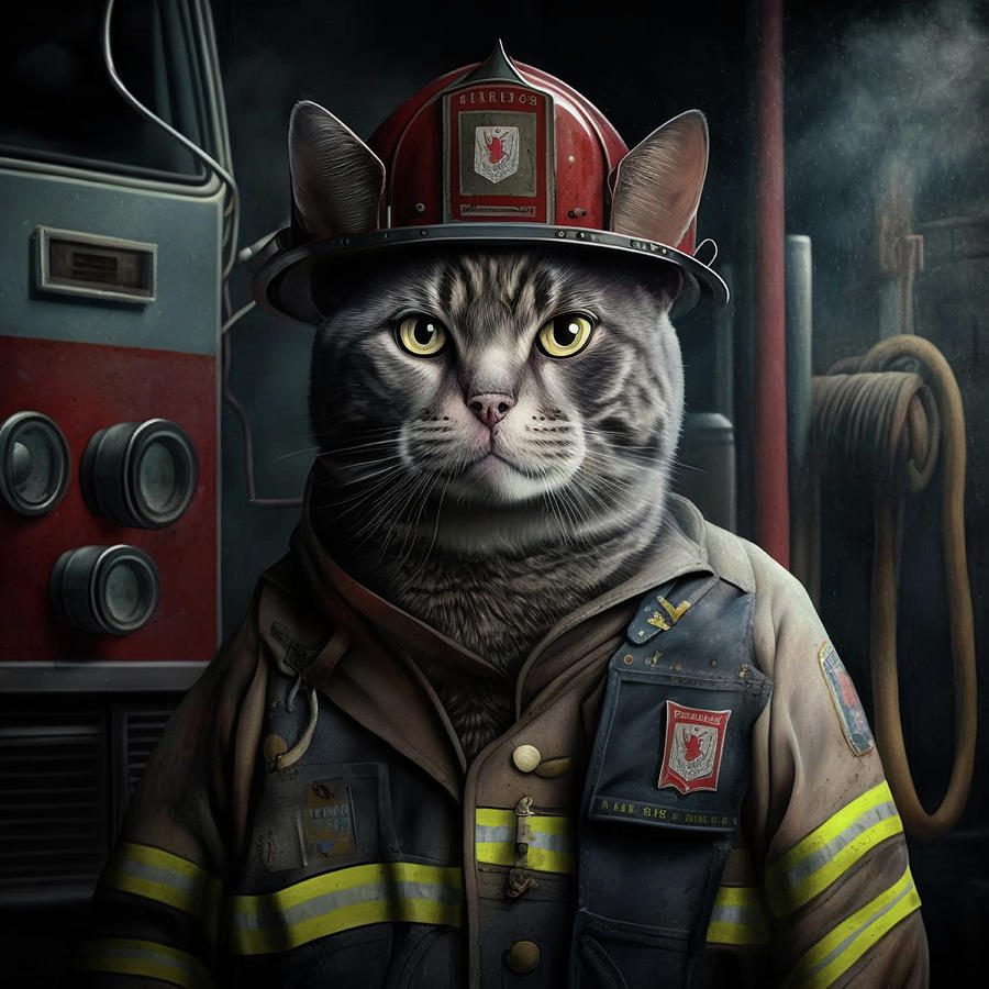 The Firecat Digital Art by Thomas Strand - Fine Art America