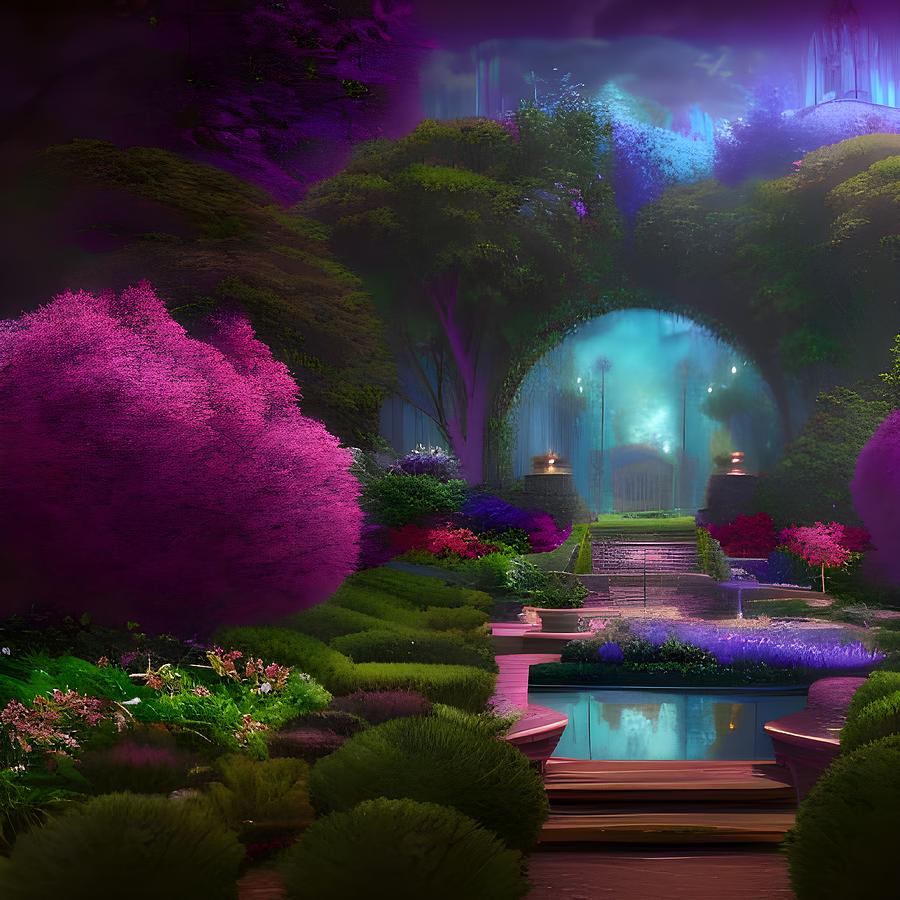 The Gardens at Chamberlain Manor Digital Art by Jaime Johnesee - Pixels The Gardens at Chamberlain Manor Digital Art by Jaime Johnesee - Pixels