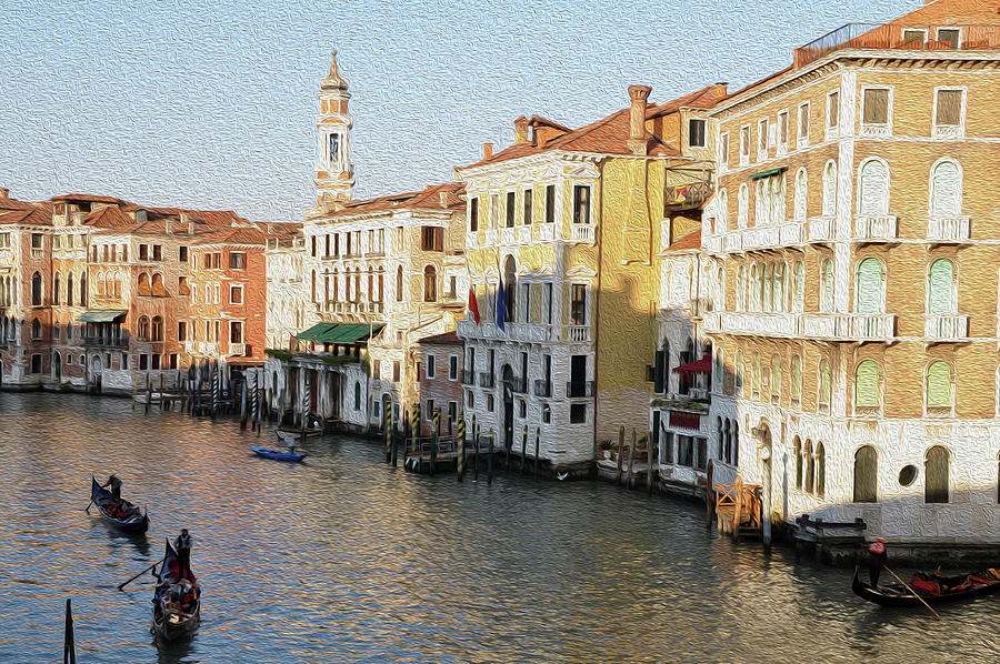 The Grand Canal Digital Art by My Soul Passion Images - Fine Art America