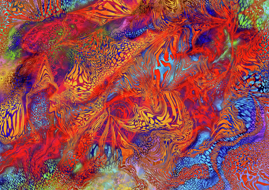 The Holtzman Effect Part 1. Psychedelic Digital Art Digital Art by Her ...