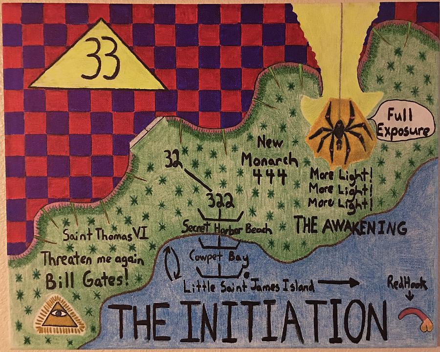 The Initiation Drawing by Jordan Ryan - Pixels
