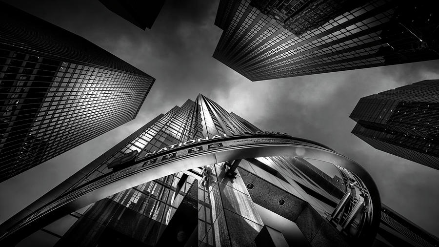 The Intersection of Stars Monochrome Photograph by Kg Sambrano - Pixels