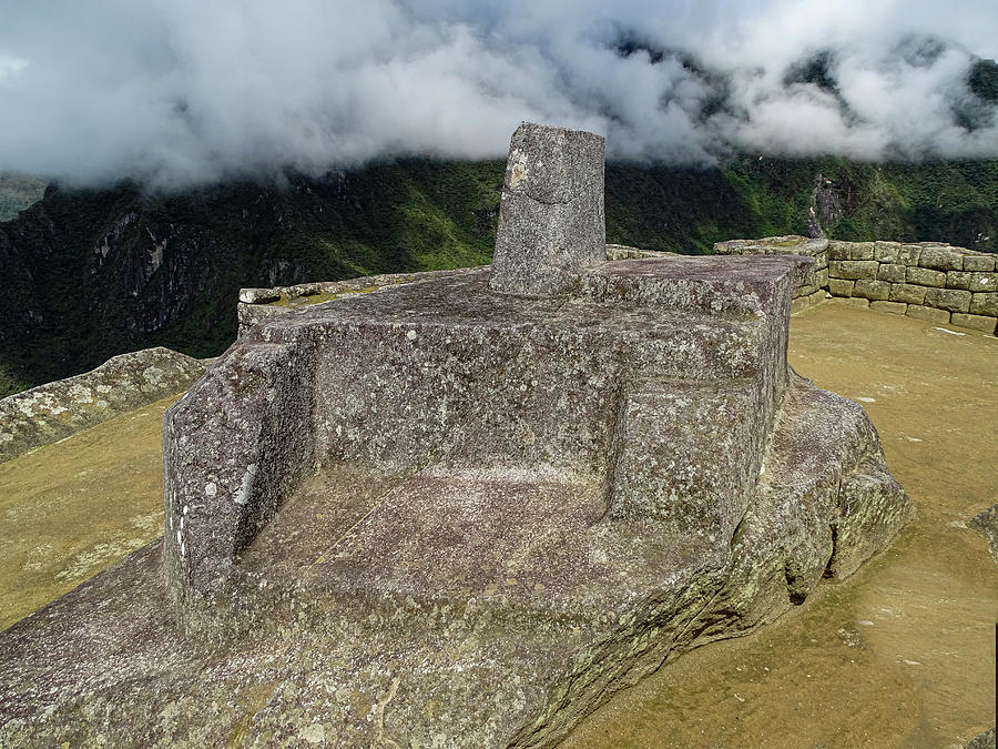 The Intihuatana Stone in Machu Picchu Photograph by Aydin Gulec - Pixels