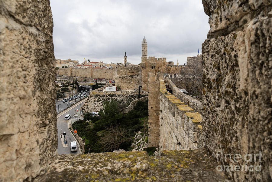 The jerusalem old town walls in Israel Photograph by Didier Marti ...