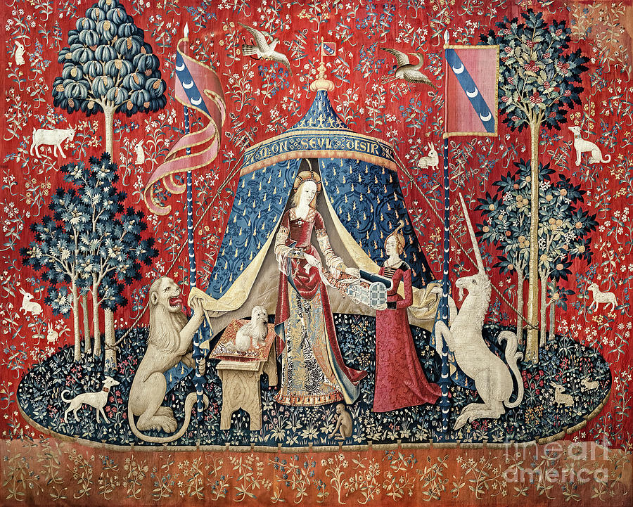 The Lady and the Unicorn, To my only desire Tapestry - Textile by ...