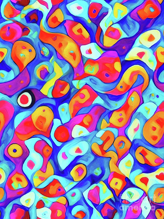 The Language of Colors Painting by Younsi - Fine Art America