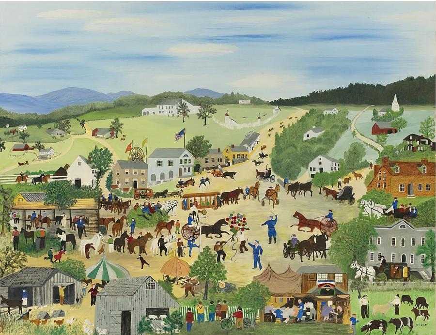 The later Years of Grandma Moses Continuing to Paint into her 90s ...