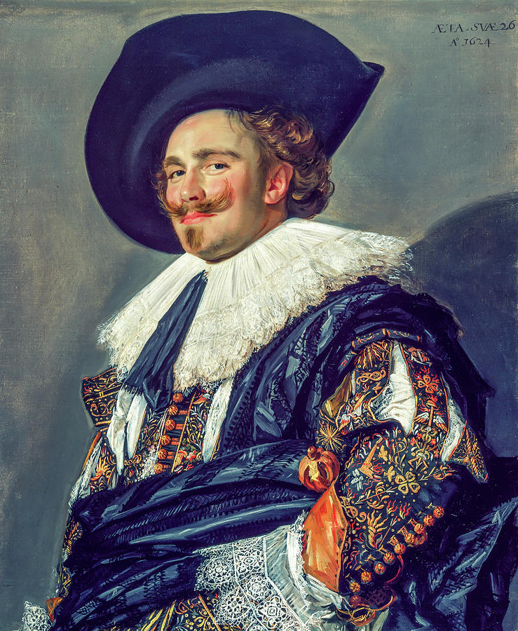 The Laughing Cavalier by Frans Hals Painting by Frans Hals - Pixels
