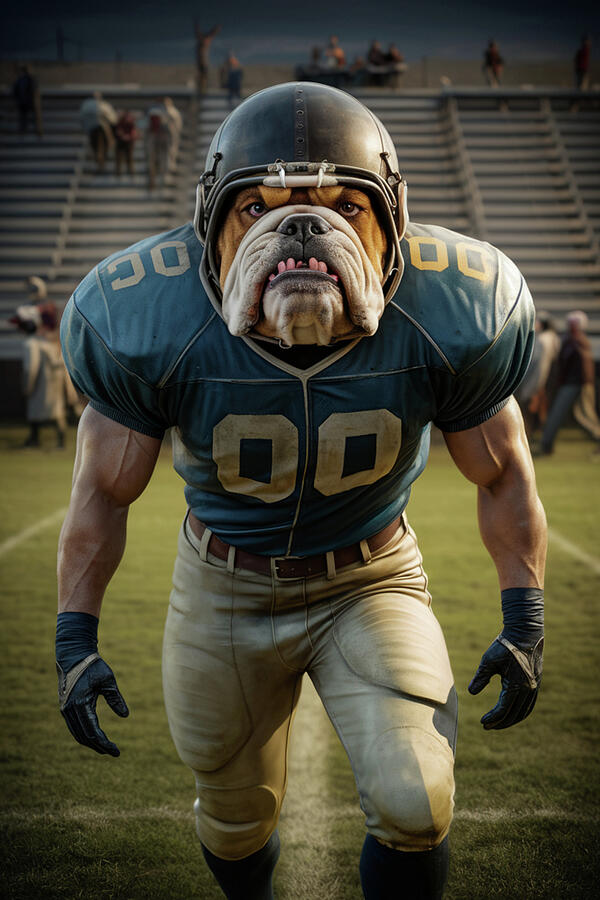 The Linebacker Photograph by James DeFazio - Fine Art America