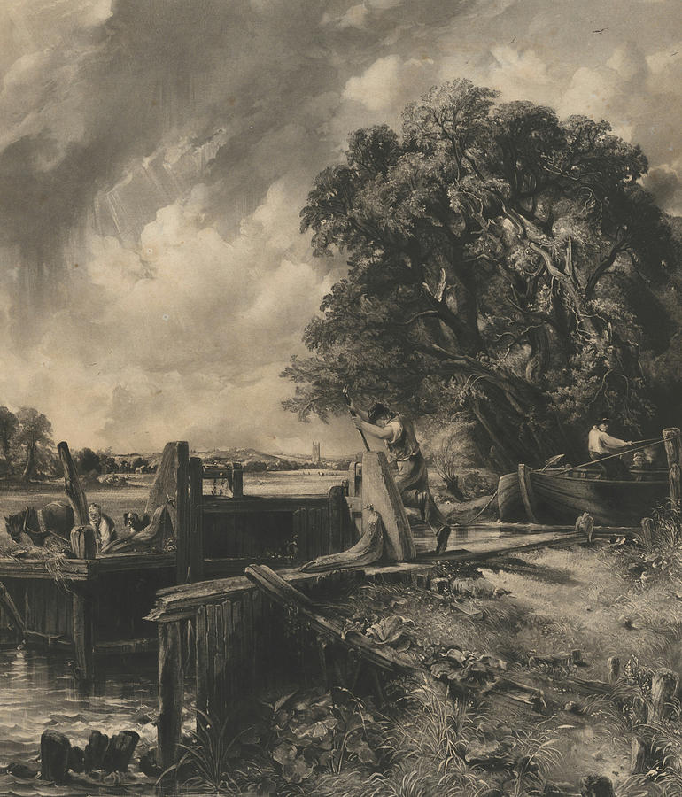 The Lock Drawing by David Lucas after John Constable - Pixels