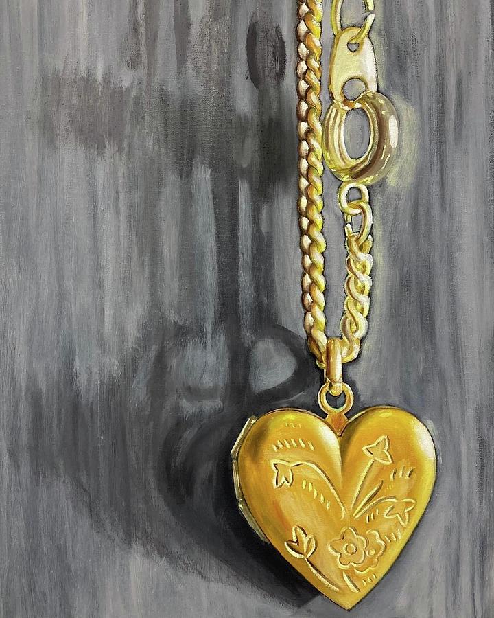 The Locket Painting by Rachel Armbrester - Fine Art America