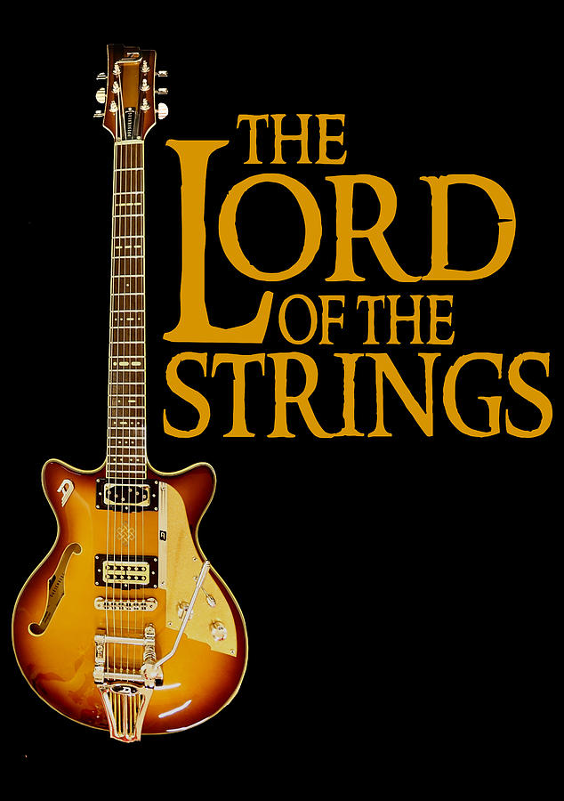 The Lord Of The Strings Digital Art by Mpampis Mantoukas | Pixels