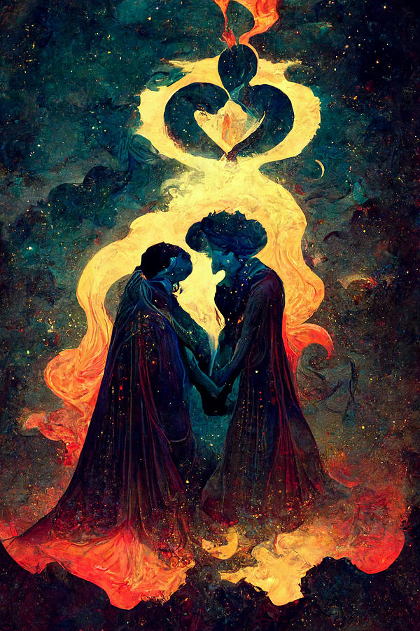 The Lovers Digital Art by Alan Waller - Fine Art America