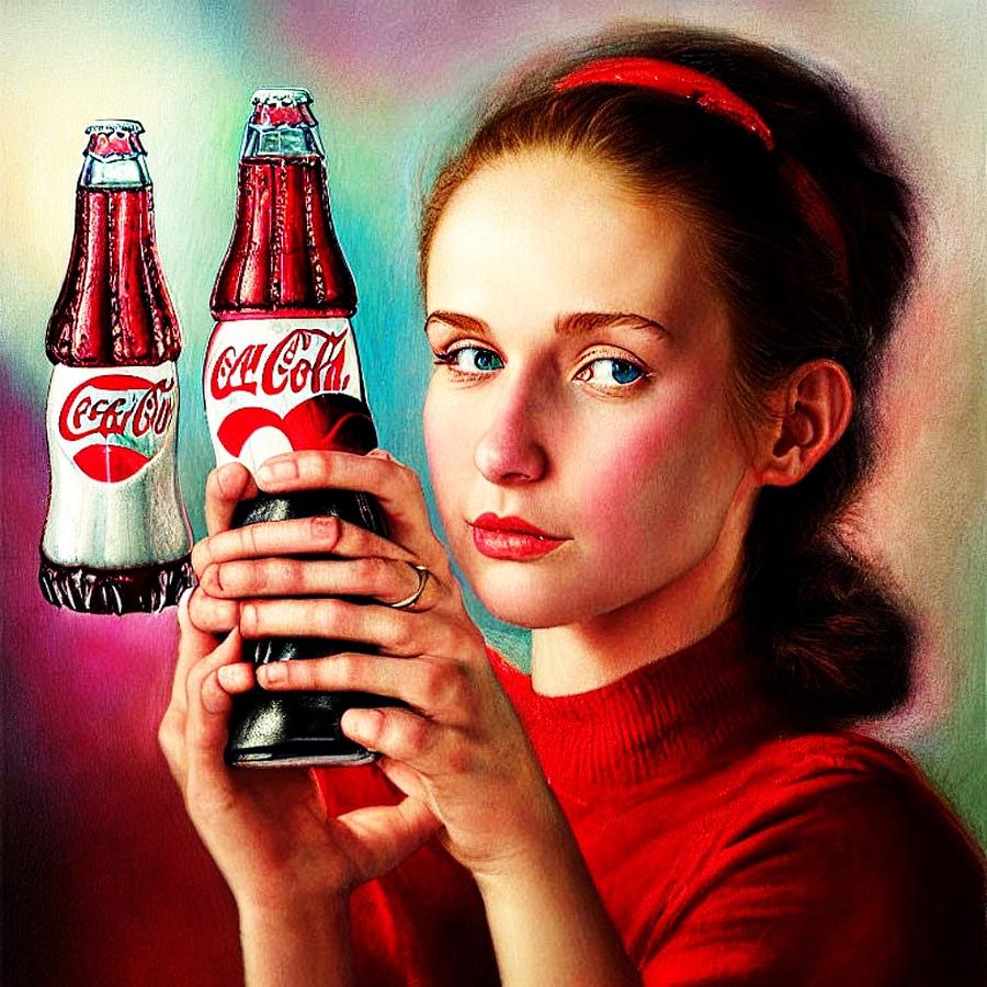 The Magic of Coke Digital Art by Bob Smerecki - Pixels