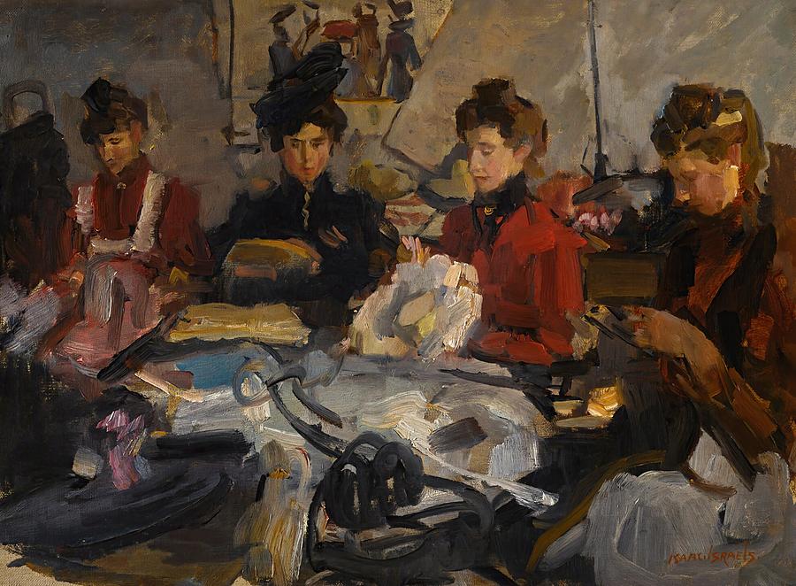 The Milliners Painting by Issac Israels - Pixels