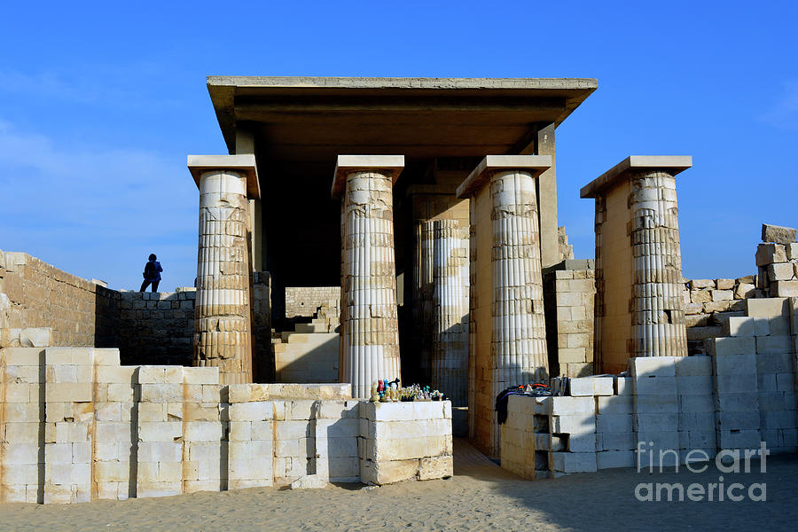 The Mortuary complex of Djoser, The mortuary Temple at the Step Pyramid of Djoser or Zoser ...