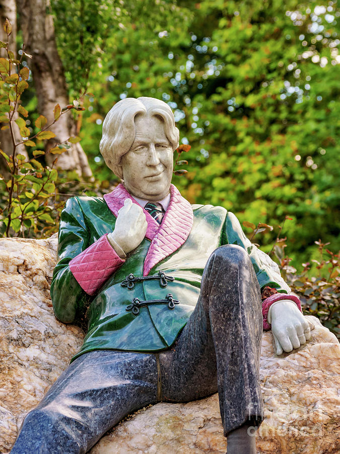 The Oscar Wilde Memorial Merrion Square Park In Dublin Ireland Photograph By Karol Kozlowski
