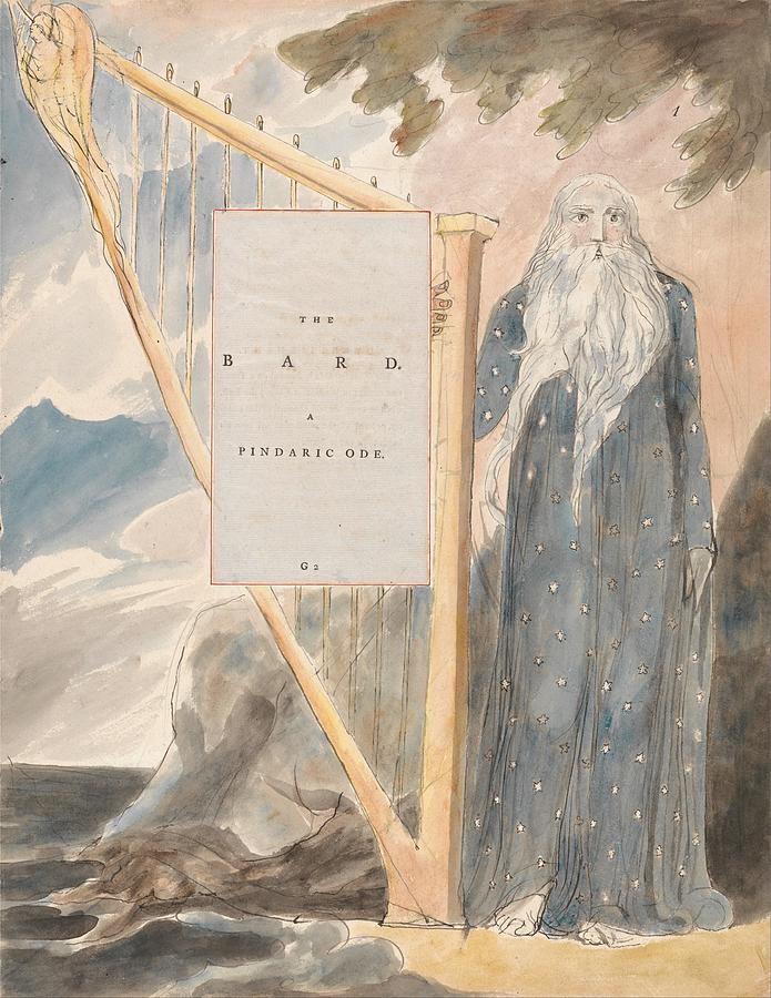 The Poems of Thomas Gray Design The Bard Painting by William Blake ... The Poems of Thomas Gray Design The Bard Painting by William Blake ...