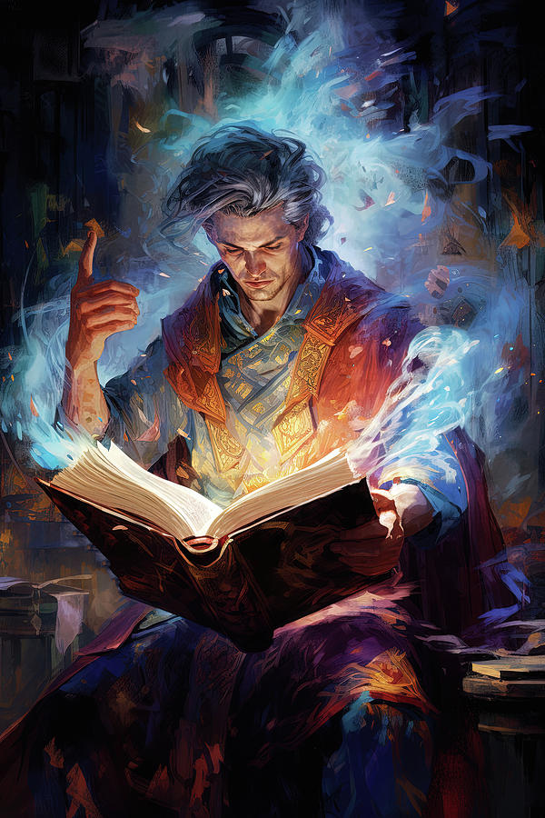 The power of a sorcerer, 03 Painting by AM FineArtPrints - Fine Art America