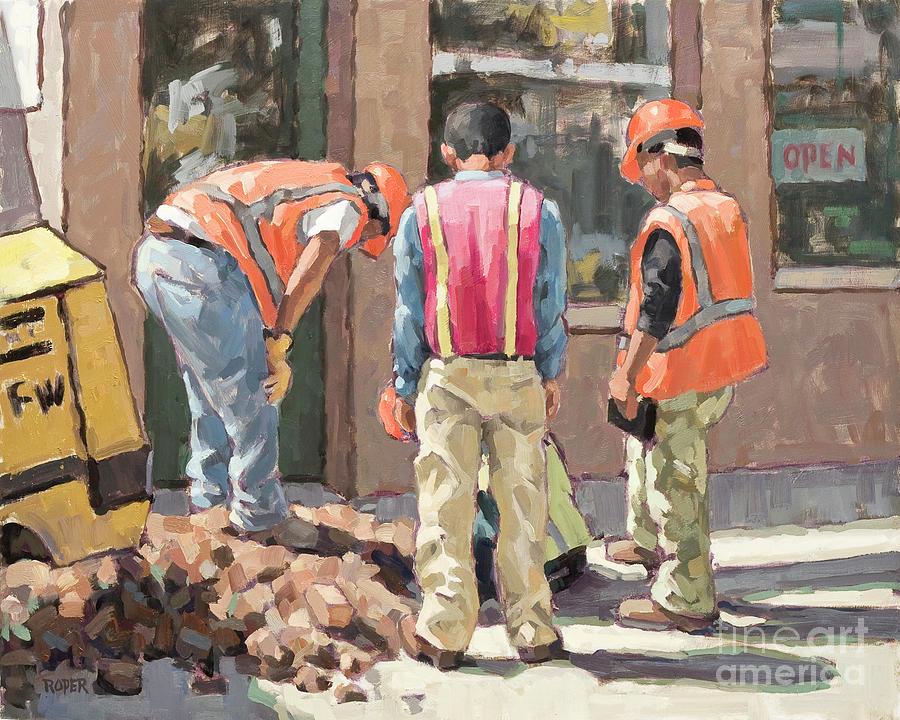 The Problem Solvers Painting by Stuart Roper - Fine Art America