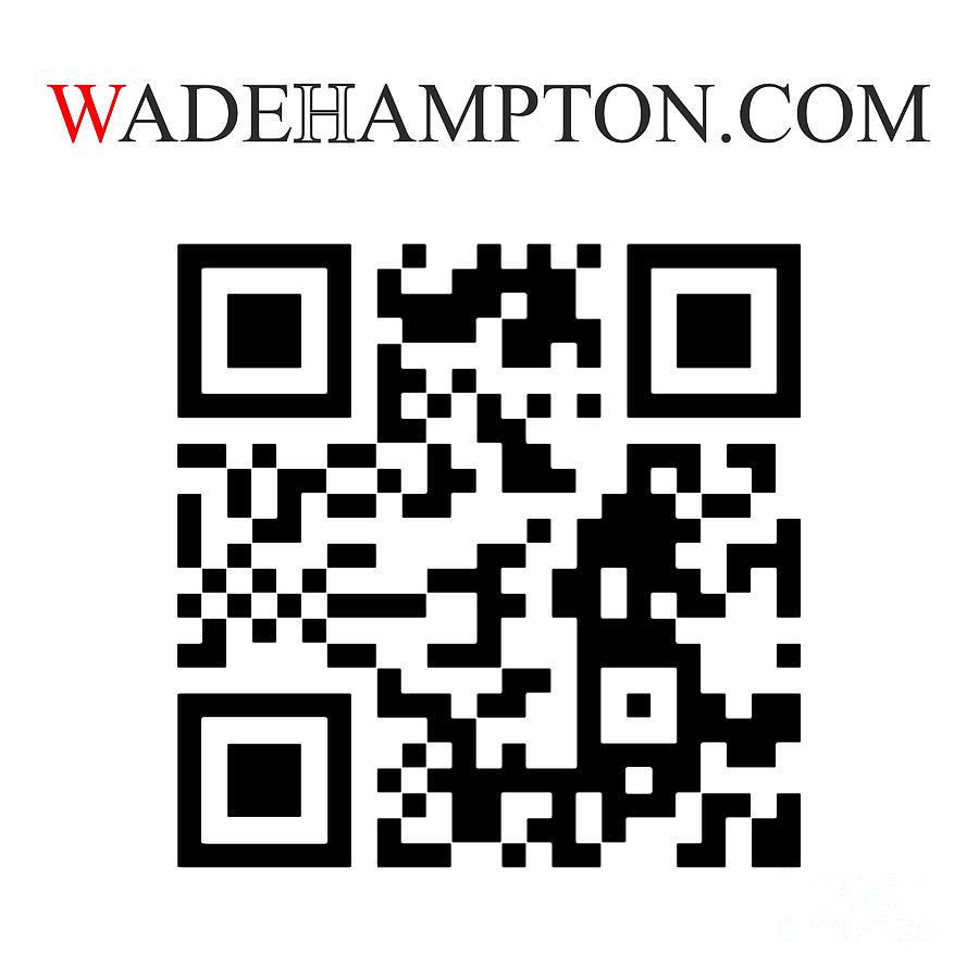 The QR 4 white shirt Digital Art by Wade Hampton - Fine Art America