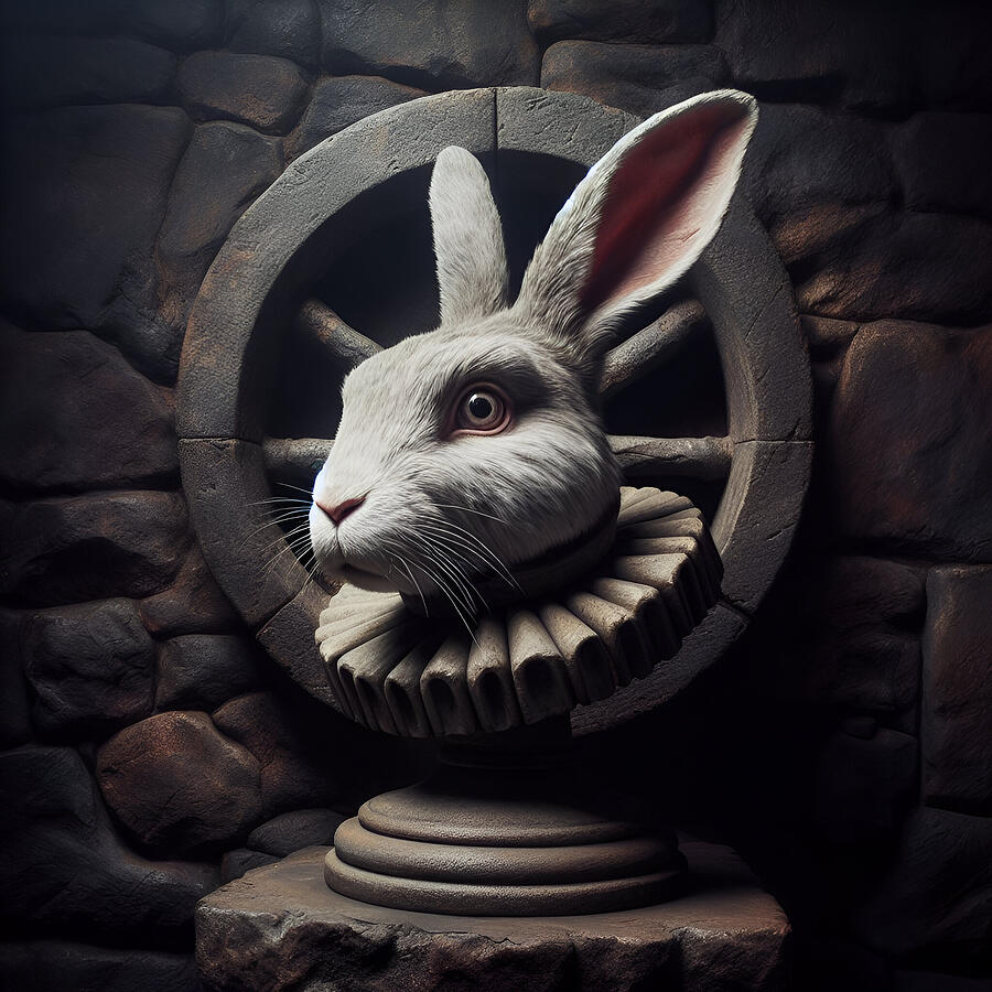 The Rabbit 3 Digital Art by Mia-Maria Wikstrom - Fine Art America