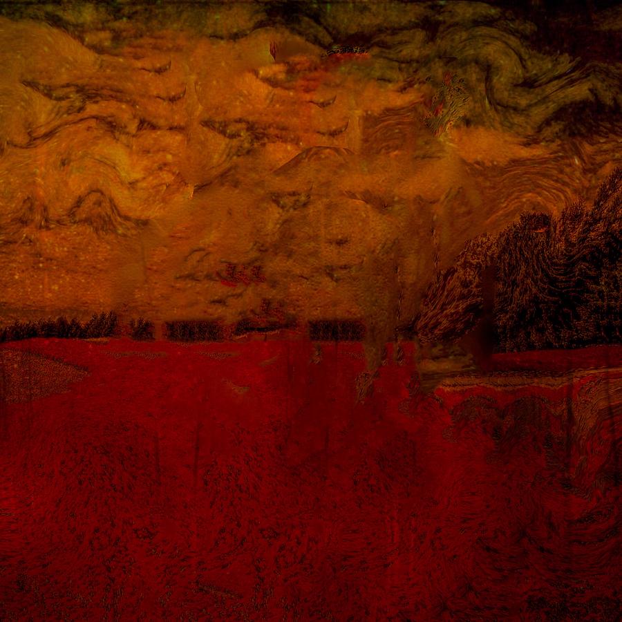 The Red Field Digital Art by Josh Fisher - Fine Art America