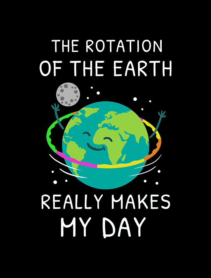 The Rotation of The Earth Really Makes My Day Climate Change Digital ...
