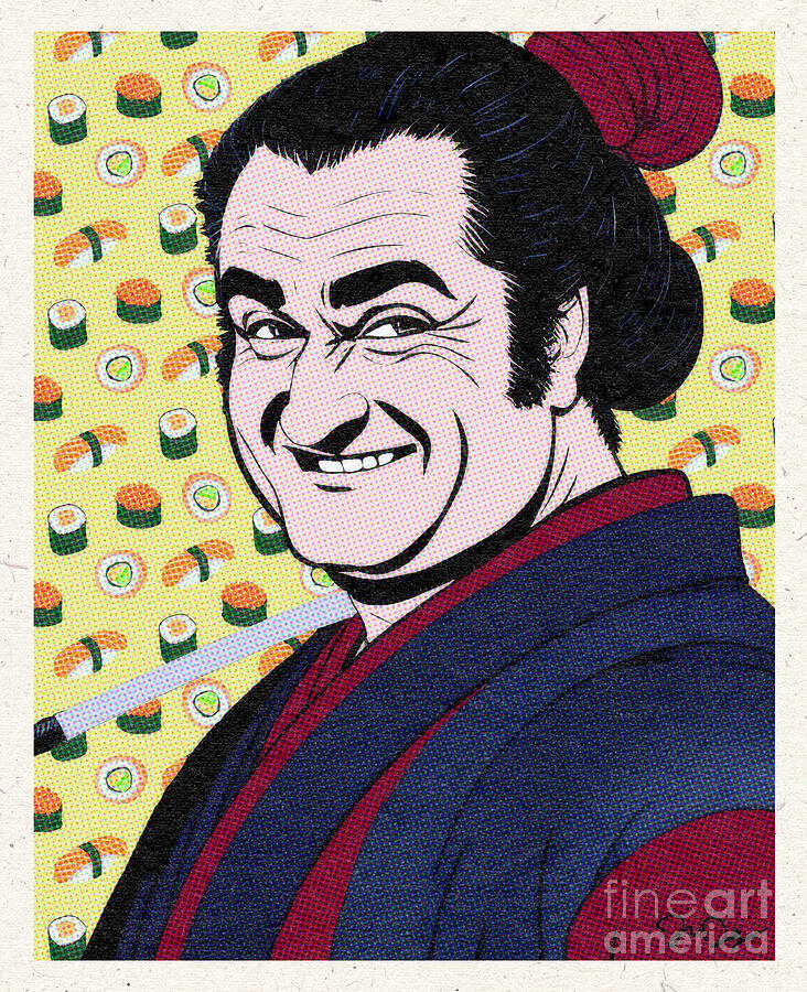 The Samurai Sushi Chef Digital Art by J Paul DiMaggio - Fine Art America
