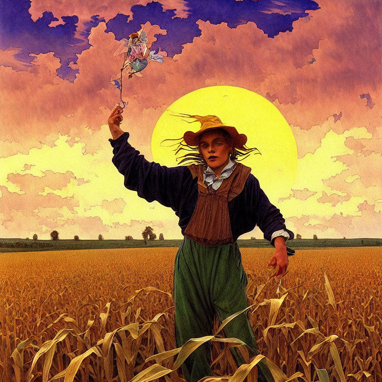 The Scarecrow Digital Art by Bob Smerecki - Pixels