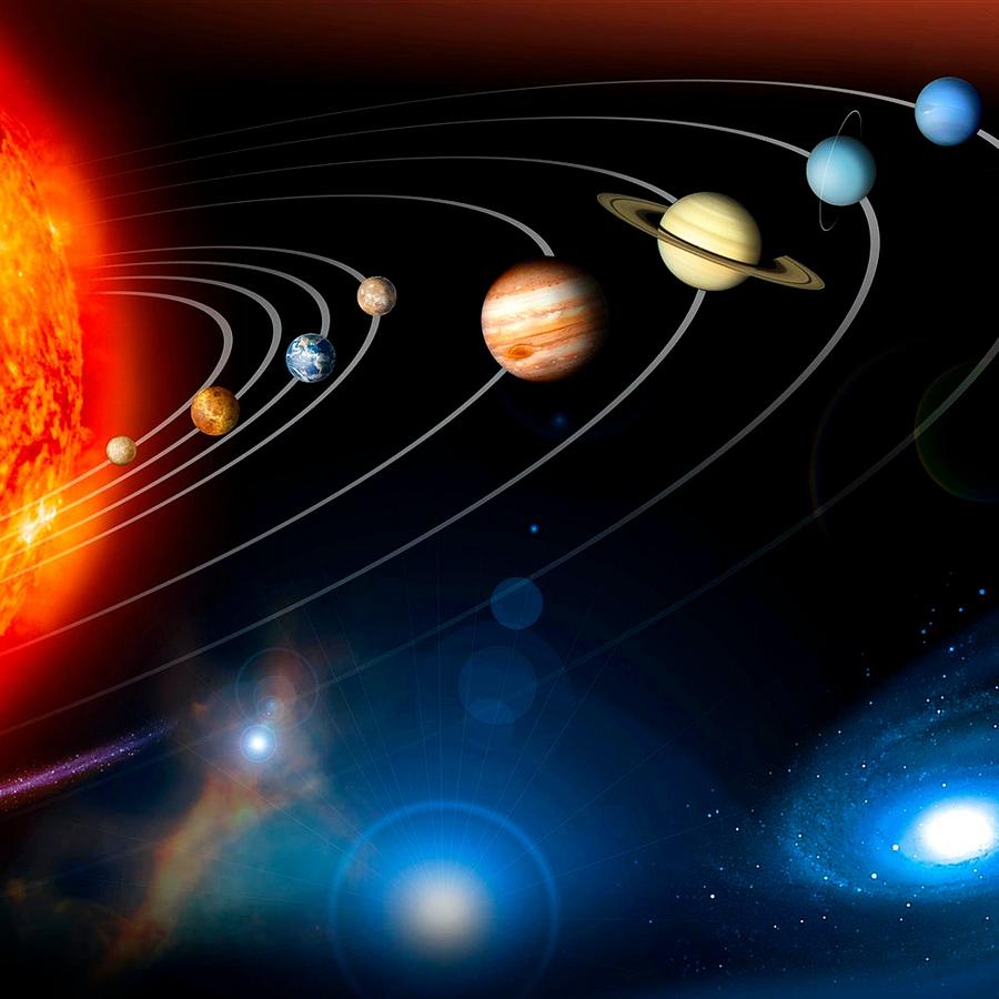 The Solar System Digital Art by Good Vibes - Fine Art America
