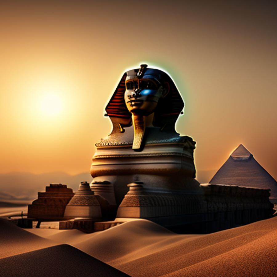 The Sphinx Awakens Digital Art by Stephany Mika - Pixels