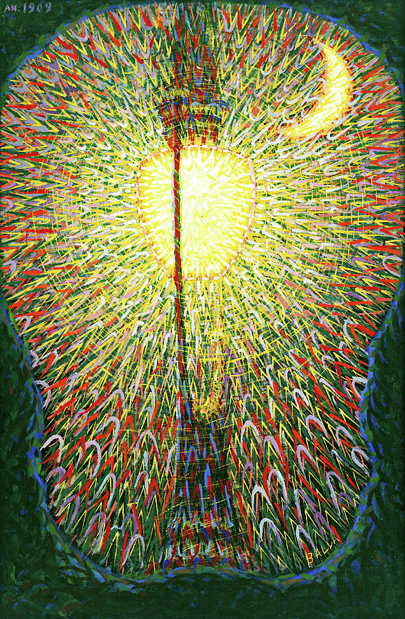 The Street Light 1909 Painting by Giacomo Balla | Pixels The Street Light 1909 Painting by Giacomo Balla | Pixels