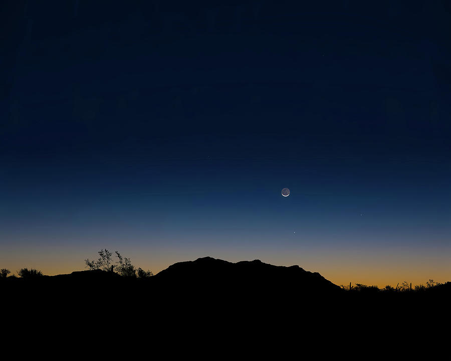 The Sun and the Moon Rise Together II Photograph by Jeff Hixson ...