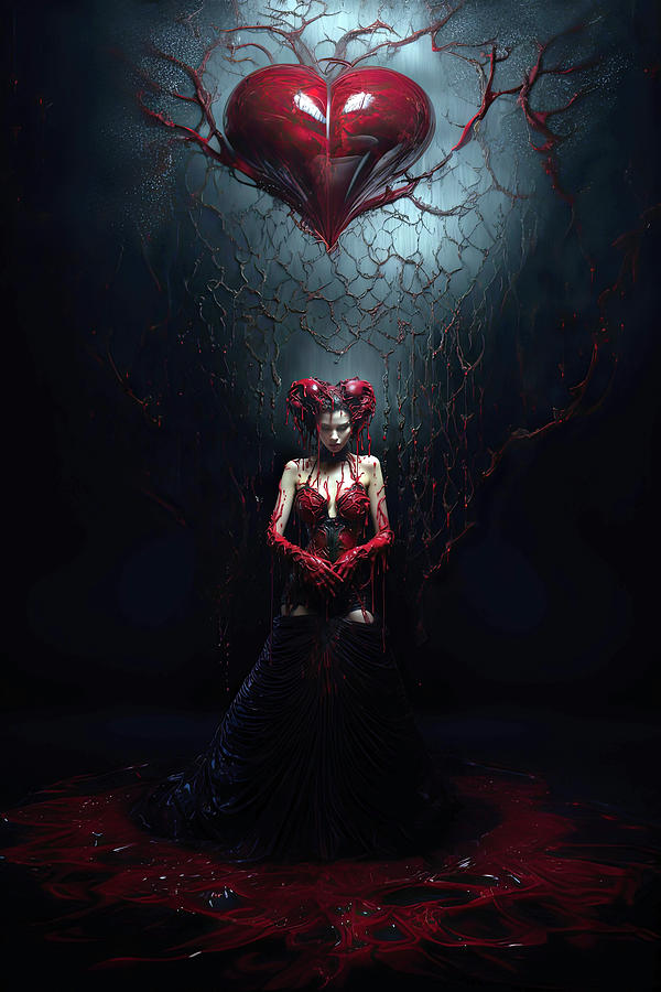 The Tell Tale Heart Digital Art By Ron Weathers Fine Art America