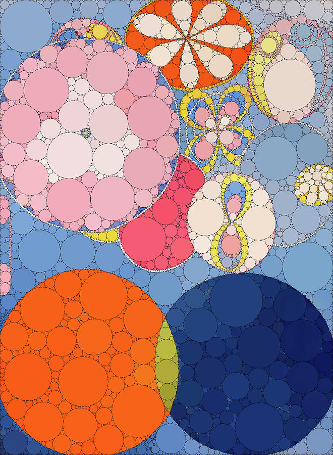 The Ten Largest, Group IV, No.2, Infinity Dots Painting by After Hilma ...