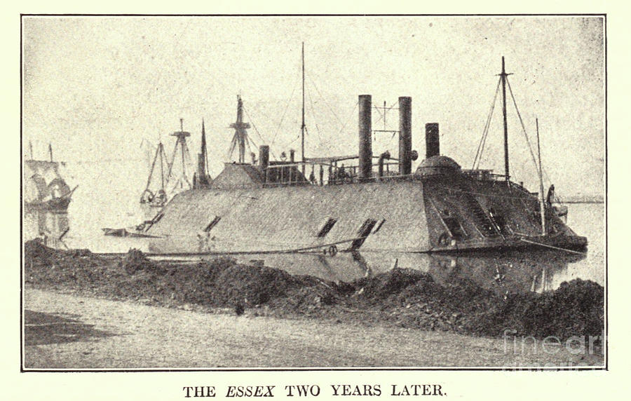 The Thousand Ton Ironclad Essex P4 Photograph By Historic Illustrations Fine Art America
