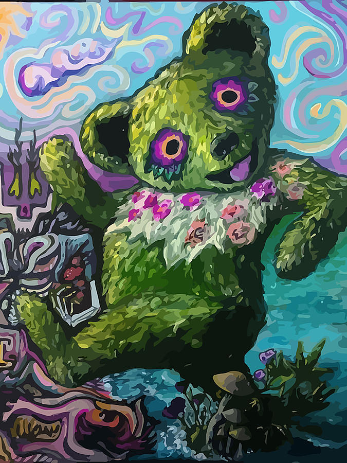 The Tripy Bear Digital Art by Anthony Simpson - Pixels