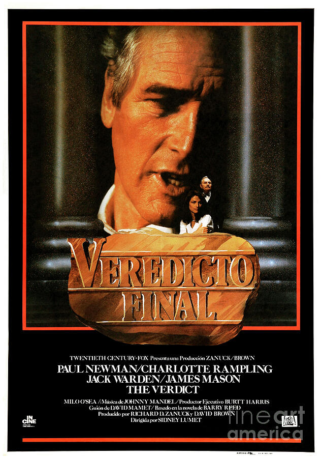 ''The Verdict'', 1982, movie poster Digital Art by Stars On Art - Fine ...
