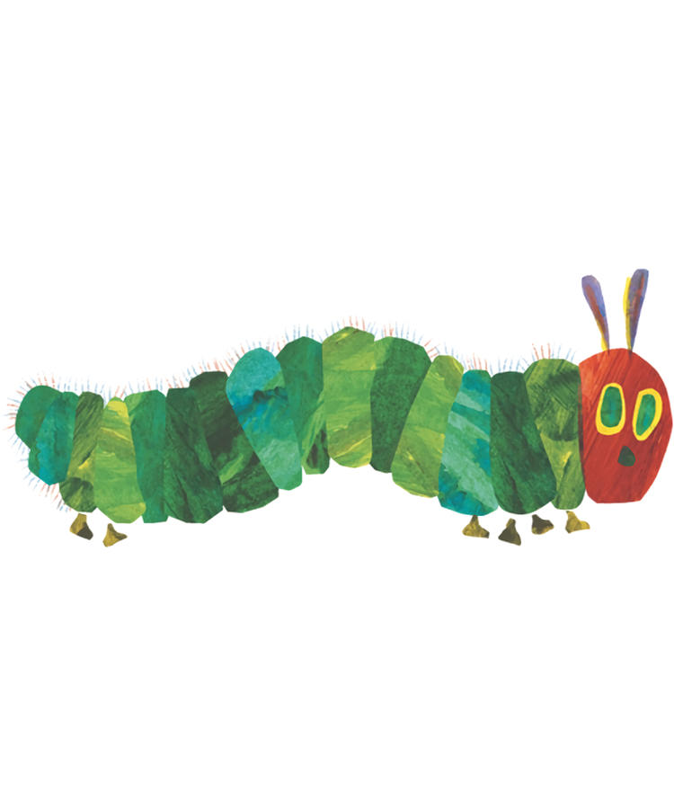 The Very Hungry Caterpillar Sticker Poster stars Painting by Adam ...