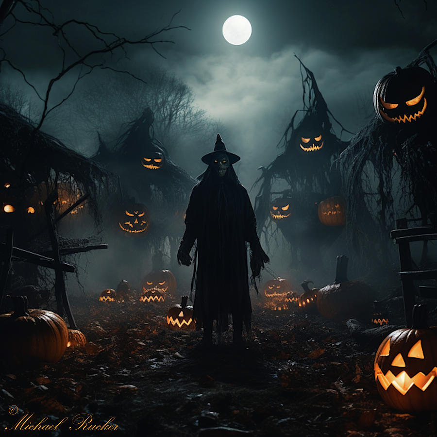 The Warlock of Halloween Digital Art by Michael Rucker - Fine Art America