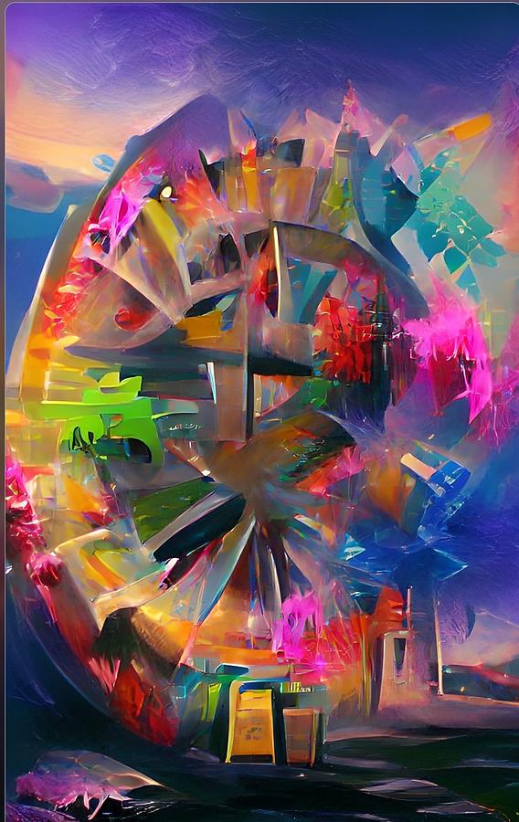 The Wheel Of Fortune Digital Art by Rick Finbow - Pixels