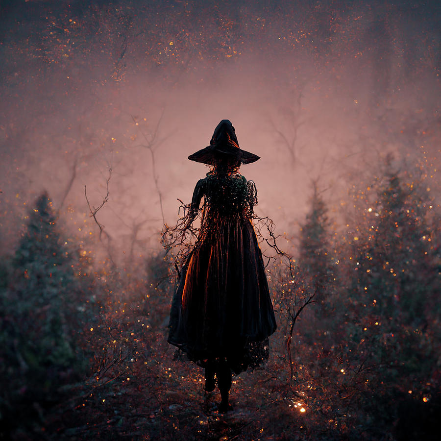 The Witch's Path 2 Painting by Scars and Shadows - Pixels