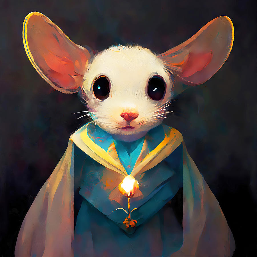 The Wizard Mouse, 04 Painting by AM FineArtPrints - Fine Art America