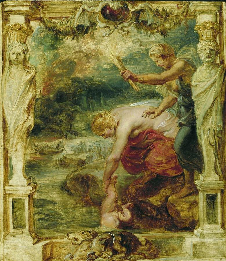 Thetis Dipping The Infant Achilles Into The River Styx 1 Alternative Title S Thetis Dips