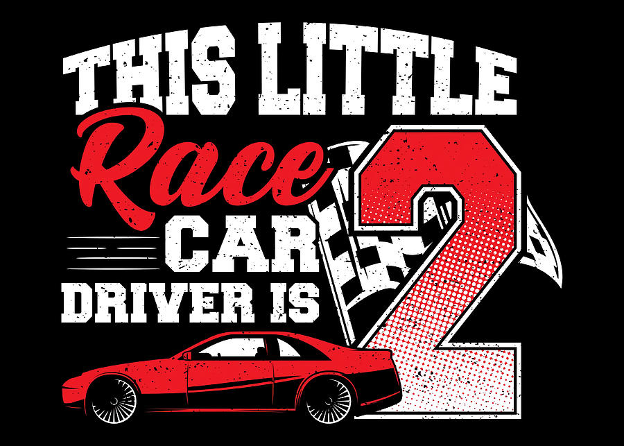 This Little Race Car Drive Poster Painting by Matthew Darren - Fine Art America