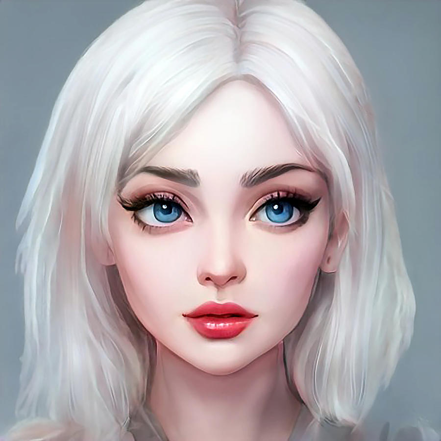 Thoughtful Digital Art By Caterina Christakos Fine Art America
